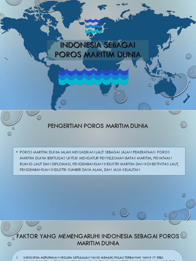 Indonesia Sebagai Poros Maritim Dunia | PDF | Perjalanan