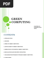 Green Computing Seminar Report | PDF