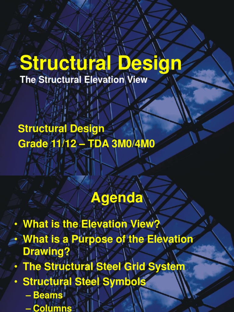 Lesson 3 - The Structural Framing Elevation View | PDF