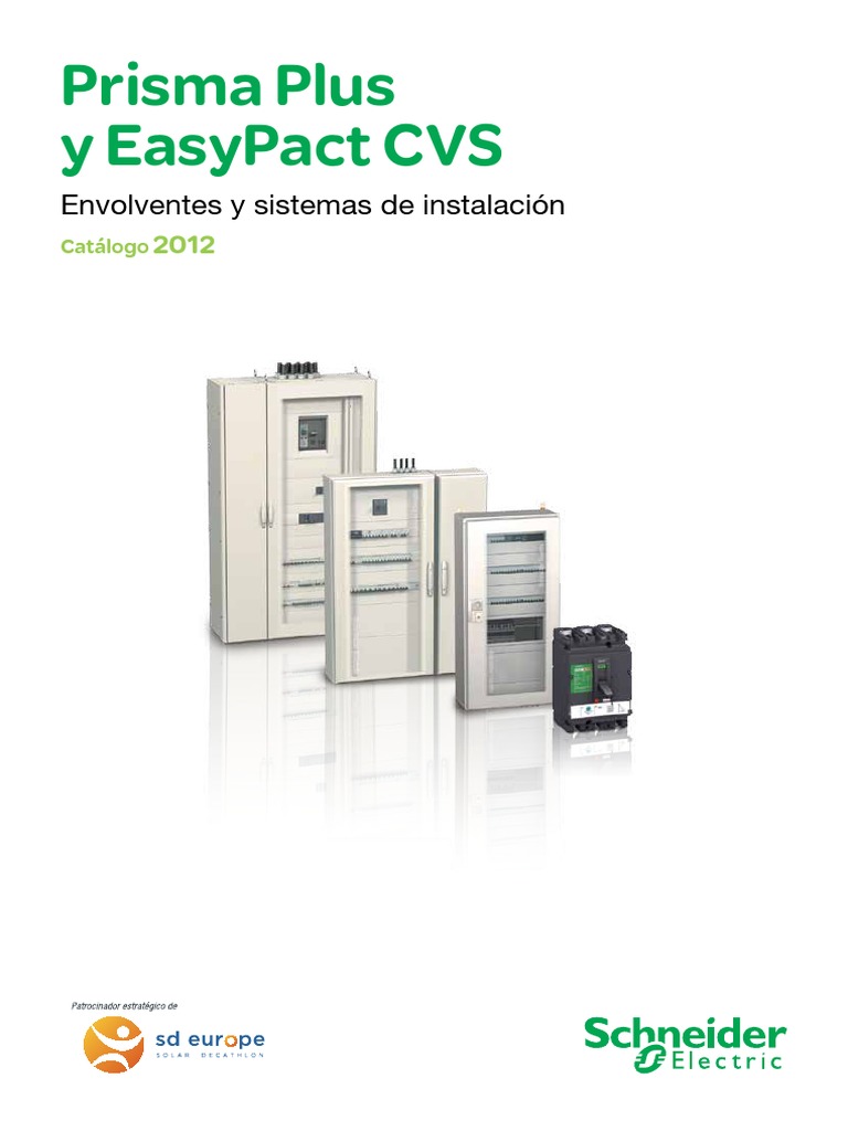Catálogo Prisma Plus Con Easypact CVS Schneider | PDF