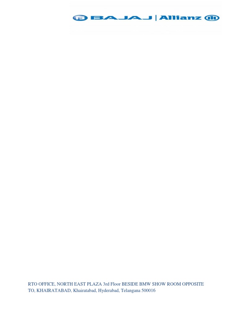 Rto Office, North East Plaza 3Rd Floor Beside BMW Show Room Opposite TO ...