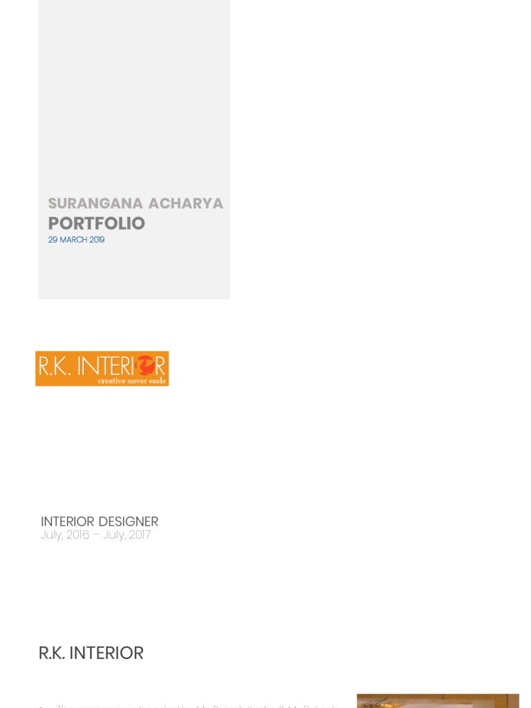 Interior Design Portfolio | PDF | Domestic Life | Home