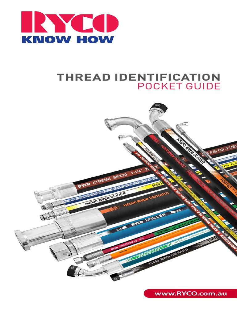 RYCO Thread ID Booklet PDF | PDF | Cutting Tools | Mechanical Engineering