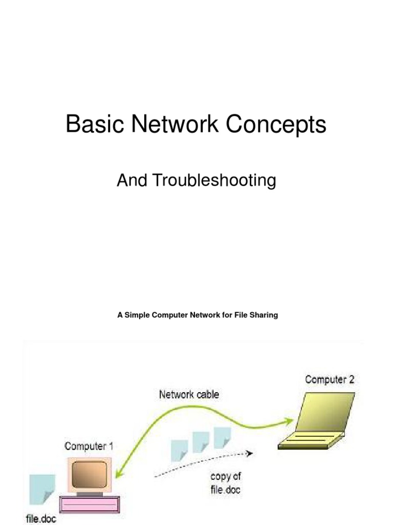 Basic Network Concepts: and Troubleshooting | PDF | Network Interface ...