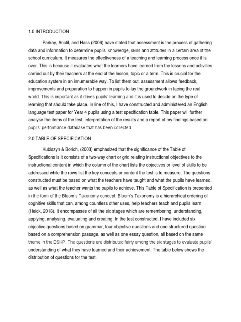 Task 1 | PDF | Educational Assessment | Reading Comprehension