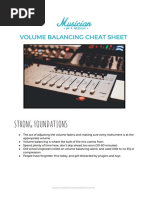 Reverb Cheat Sheet | PDF