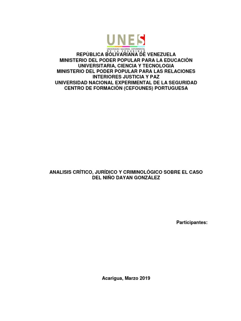 Caso Dayan Gonzalez | PDF | Educación avanzada | Bienestar