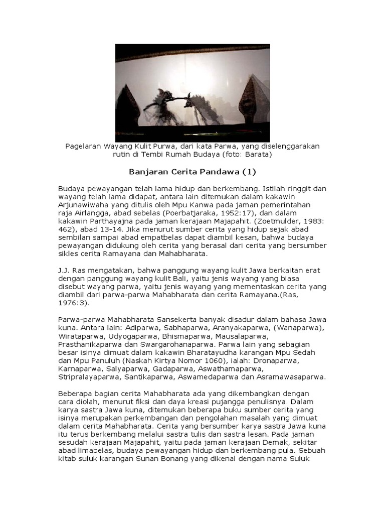 Banjaran Pandawa | PDF