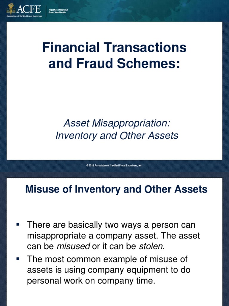 15 Asset Misappropriation PDF | PDF | Fraud | Insurance