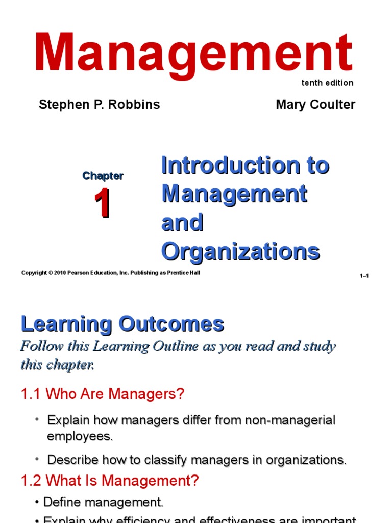 Management: Introduction To Management and Organizations | Download ...