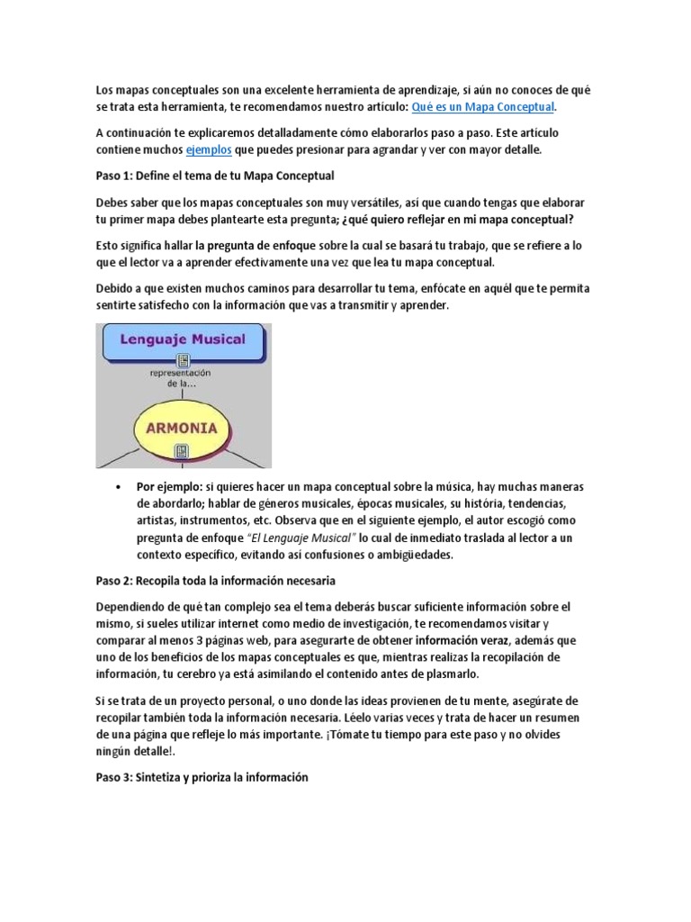 Cómo Hacer Mapa Conceptual | PDF | Información | Mapa
