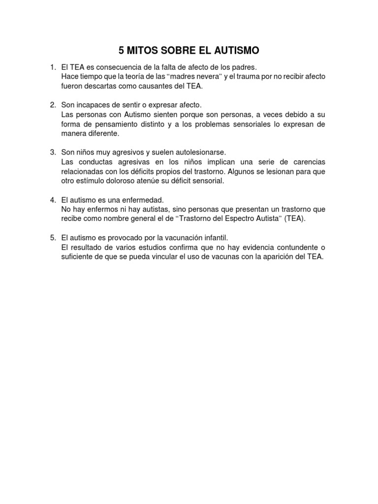 5 Mitos | PDF