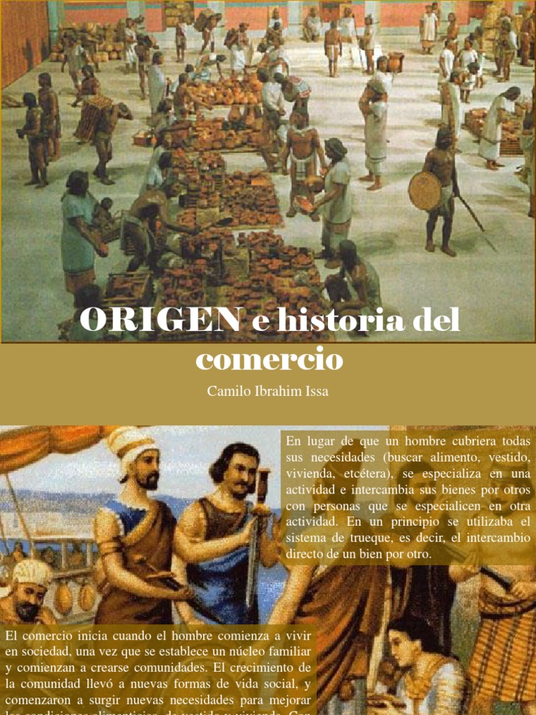Camilo Ibrahim Issa - Origen e Historia Del Comercio | PDF | Permuta | Comercio