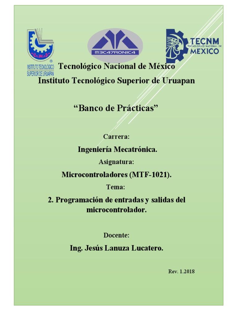 Formato de Practicas, Micro. | PDF | Soldadura | Construcción