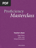 Oxford CPE Proficiency Masterclass Teachers Book+ Key PDF | PDF
