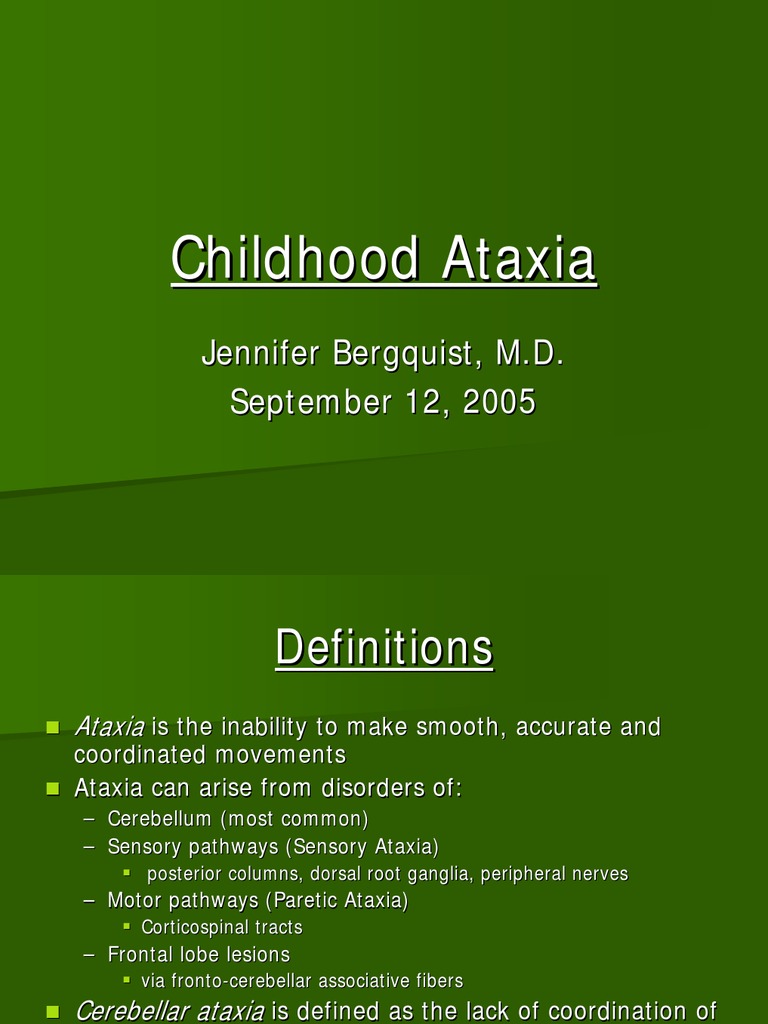 Sensory Ataxia