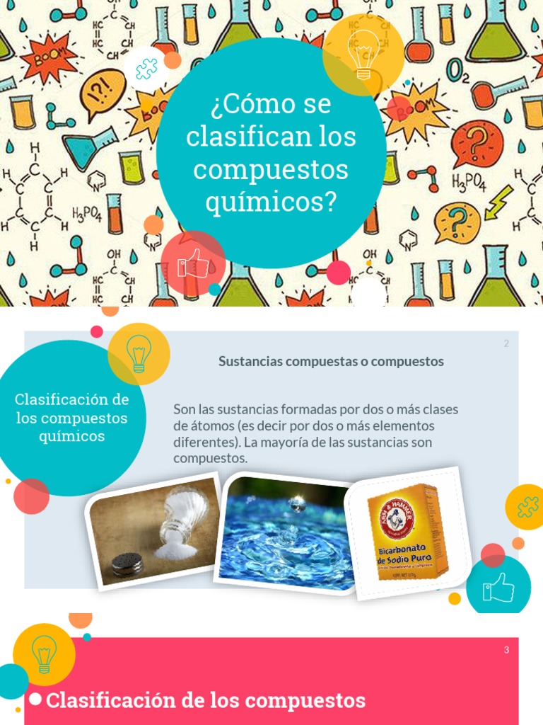 ¿Como Se Clasifican Los Compuestos Quimicos?