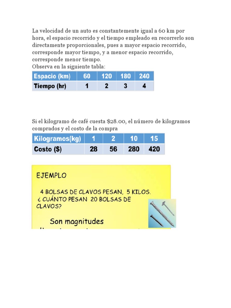 Variacion Directa e Inversa | PDF