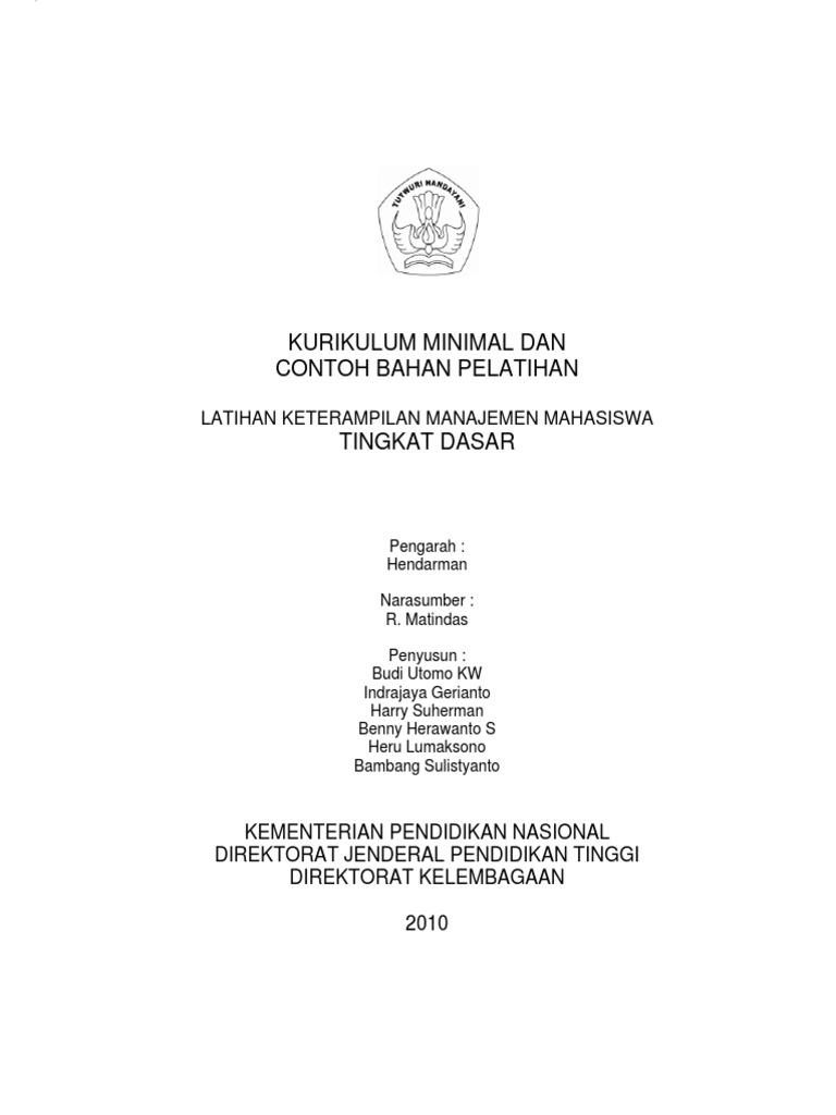 Buku LKMM TD | PDF | Pengembangan Diri