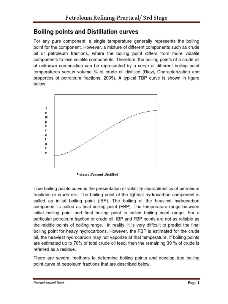 Practical TBP | PDF | Distillation | Petroleum