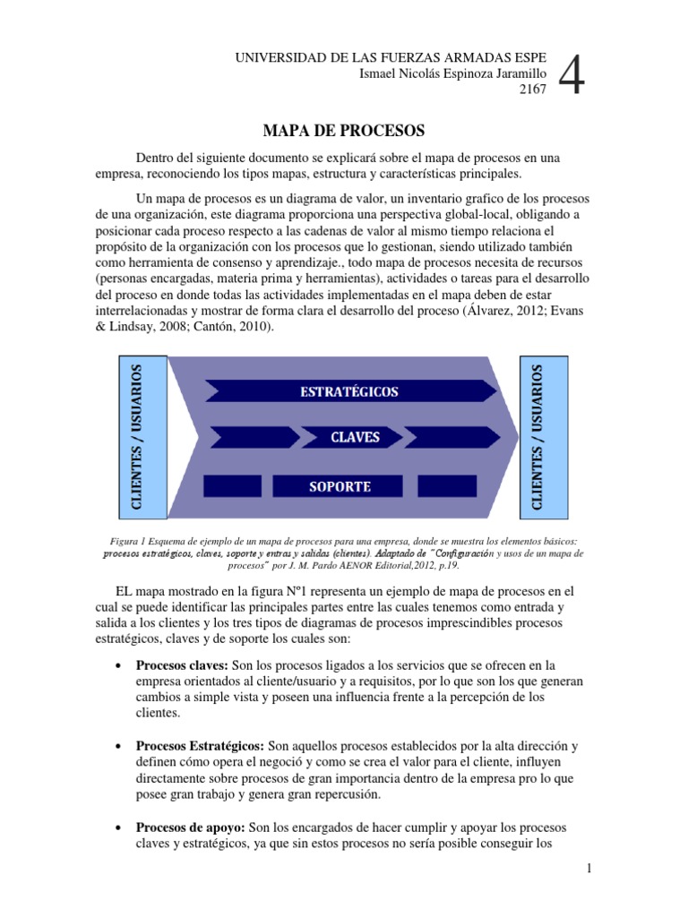 Mapa de Procesos - Isma | PDF | Mapa | Cognición
