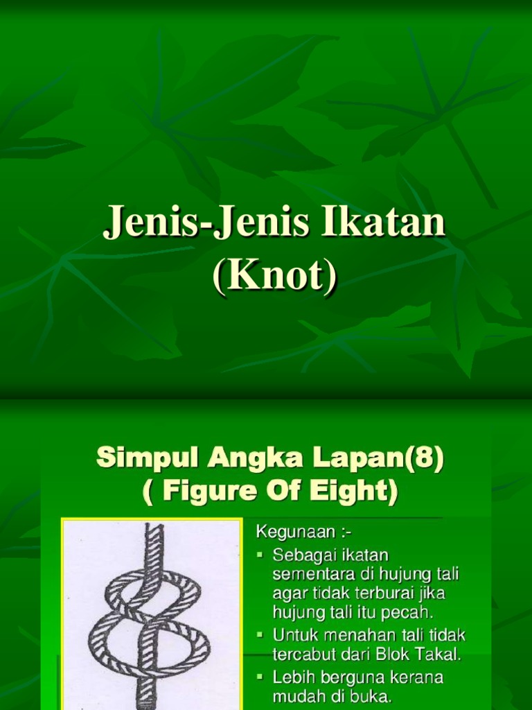 Types of Knots and Their Uses | PDF