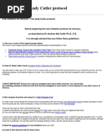 Cusack Protocol .. Supplement Dosages Information Chart. Word PDF | PDF ...