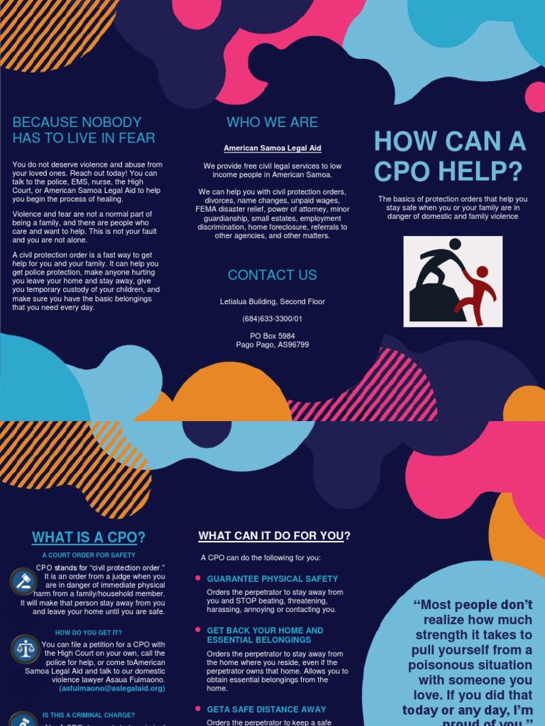 Understanding Civil Protection Orders | PDF | Restraining Order | Child ...