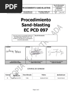 Procedimiento Tecnico de Sand Blast | PDF | Revestimiento | Abrasivo