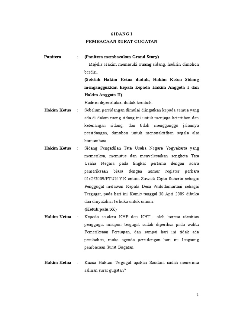 Contoh Skenario Bener | PDF