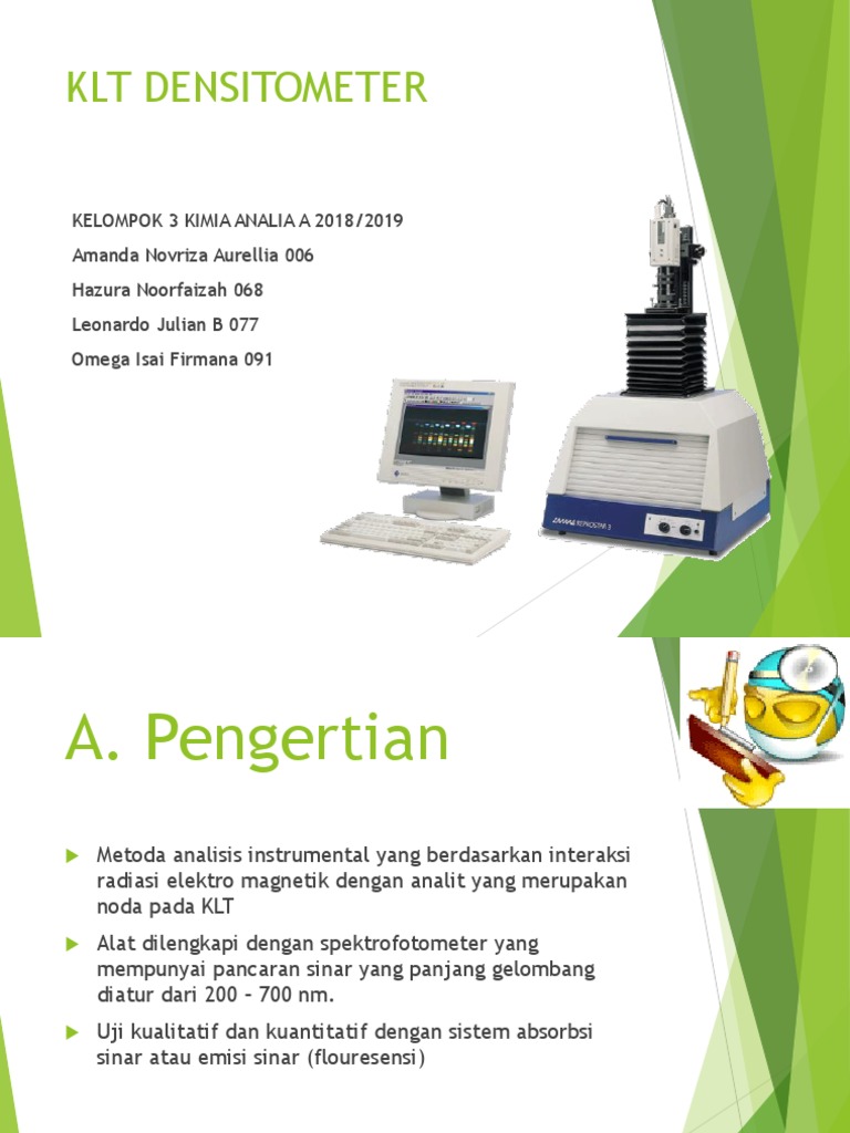 TLC Densitometer Kelompok 3 Kelas Ka A | PDF