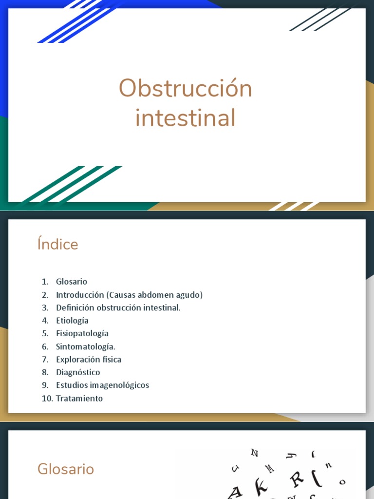 Obstrucción Intestinal: Causas y Tratamiento | PDF | Rtt | Medicina