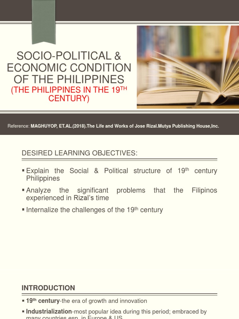Socio Political and Economic Condition in the Philippines | Philippines ...