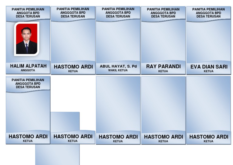 Panitia Pemilihan BPD Desa Terusan | PDF
