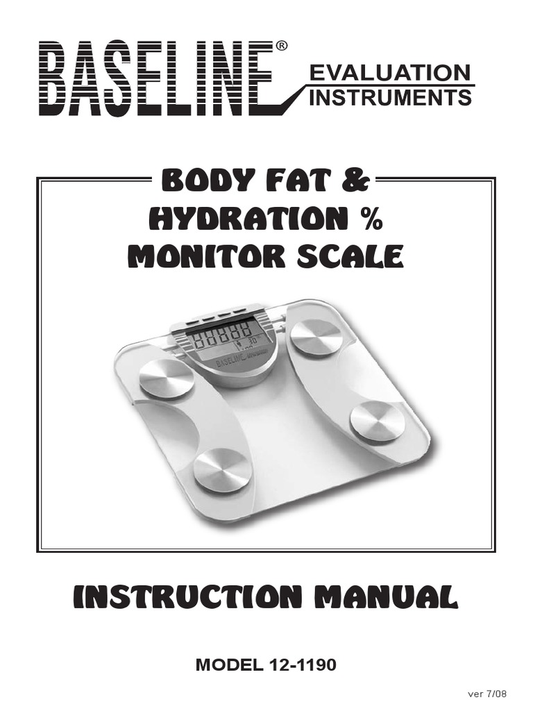 Manual Body Scan | PDF | Weighing Scale | Artificial Cardiac Pacemaker