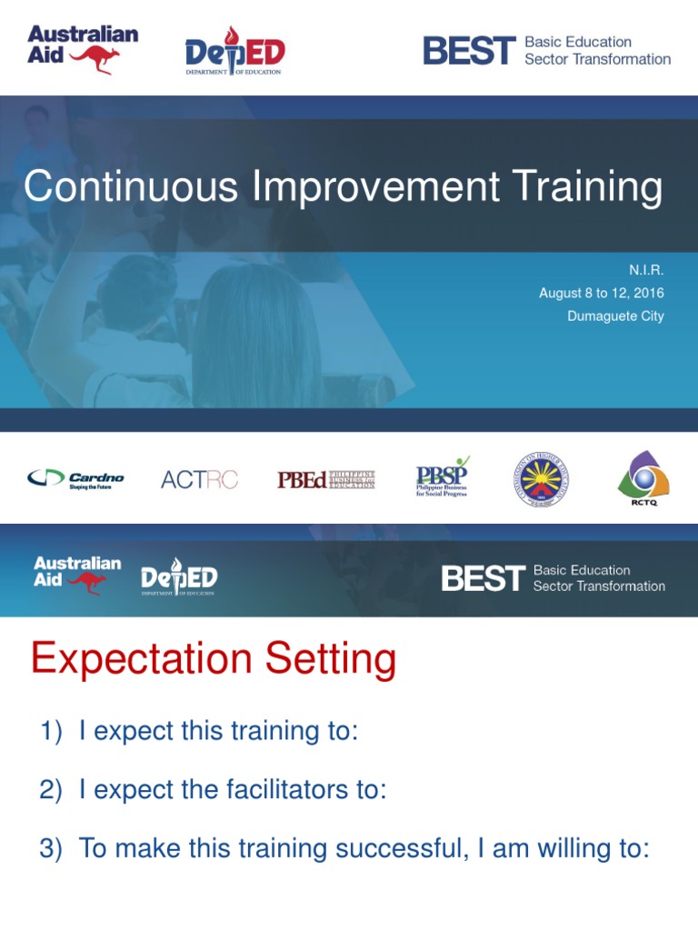 CI School Training | PDF | Performance Indicator | Printer (Computing)