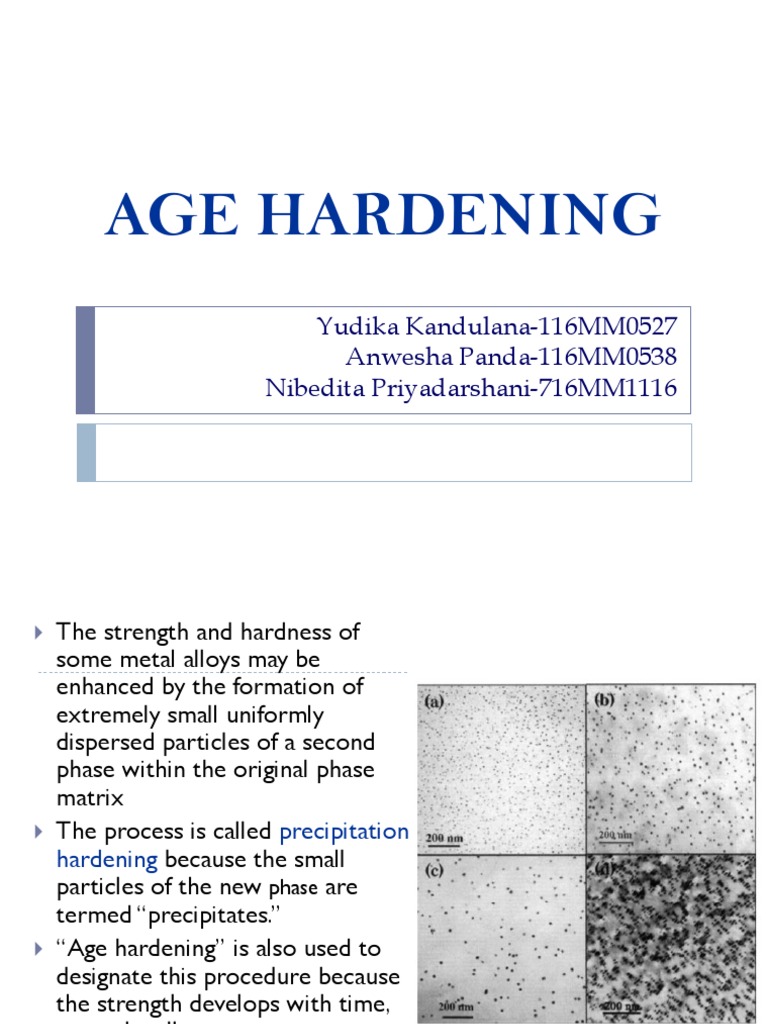 Age Hardening | PDF | Dislocation | Heat Treating