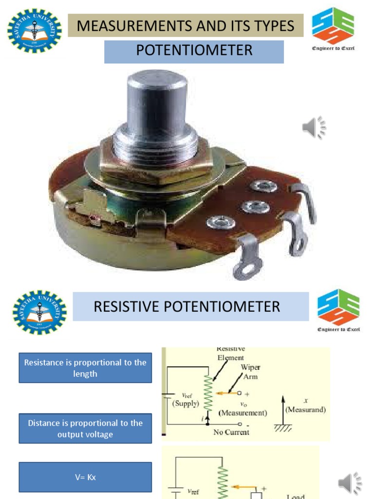 Measurements and Its Types Potentiometer | PDF