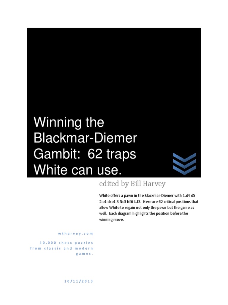 Blackmar-Diemer Gambit Traps | PDF | Chess Competitions | Traditional ...