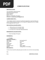 Simple Biodata Format | PDF