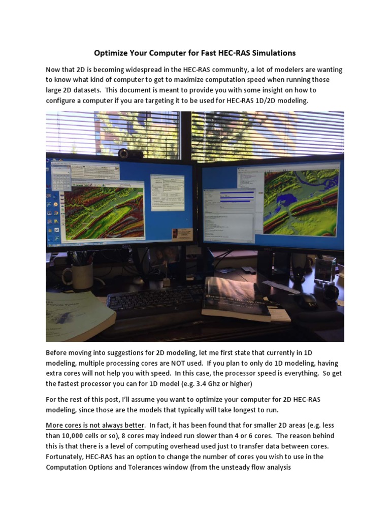 HEC RAS ComputerPerformance | PDF | Random Access Memory | Solid State ...