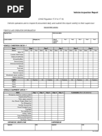 HGV Walk Around Check Form | PDF