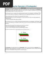 ACTIVITY 1 Location of The Earthquake Epicenter | PDF | Seismology ...
