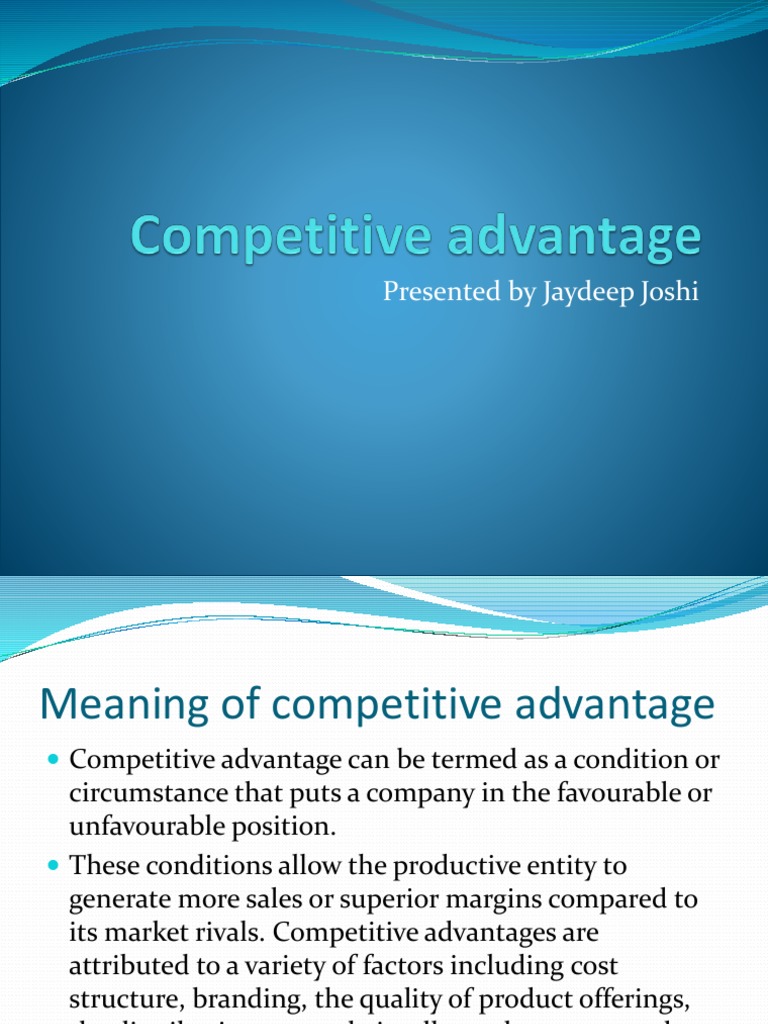 Competitive Advantage Explained: Types & Examples | PDF | Competitive ...