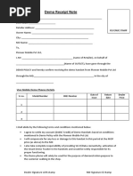 MRP Declaration Oem Letter Head | PDF