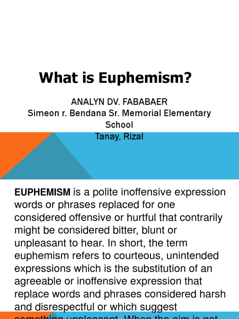 Euphemism | PDF