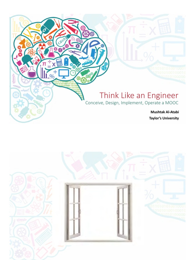 Think Like An Engineer: Conceive, Design, Implement, Operate A MOOC ...