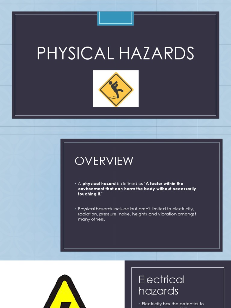 Physical Hazard | PDF | Ionizing Radiation | Radiation