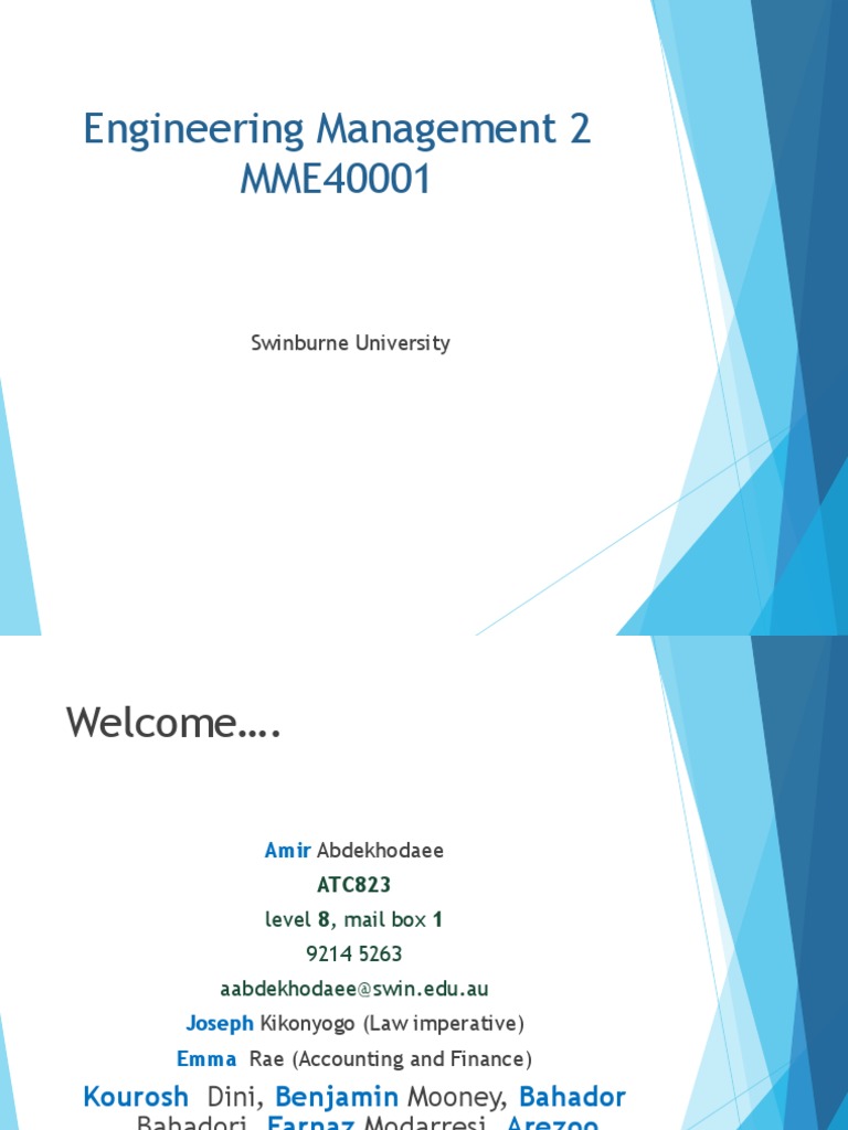1.1. Introduction To Engineering Management 2 2019 | PDF | Engineering ...