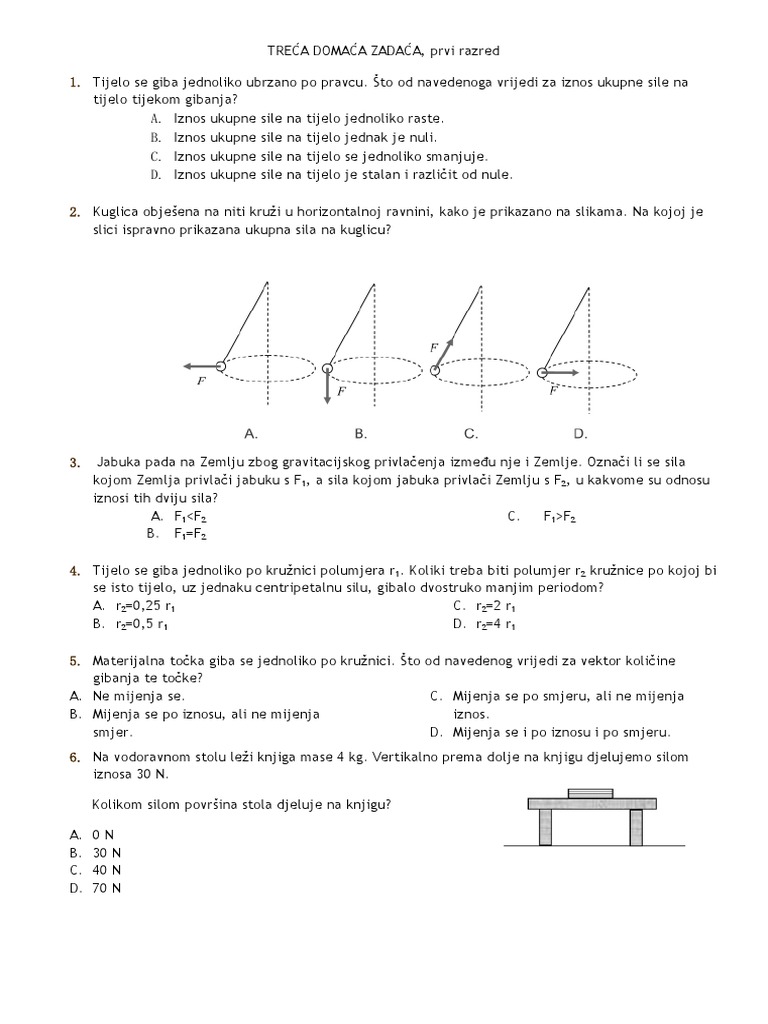 TRECA DOMACA ZADACA, Prvi 2013 | PDF
